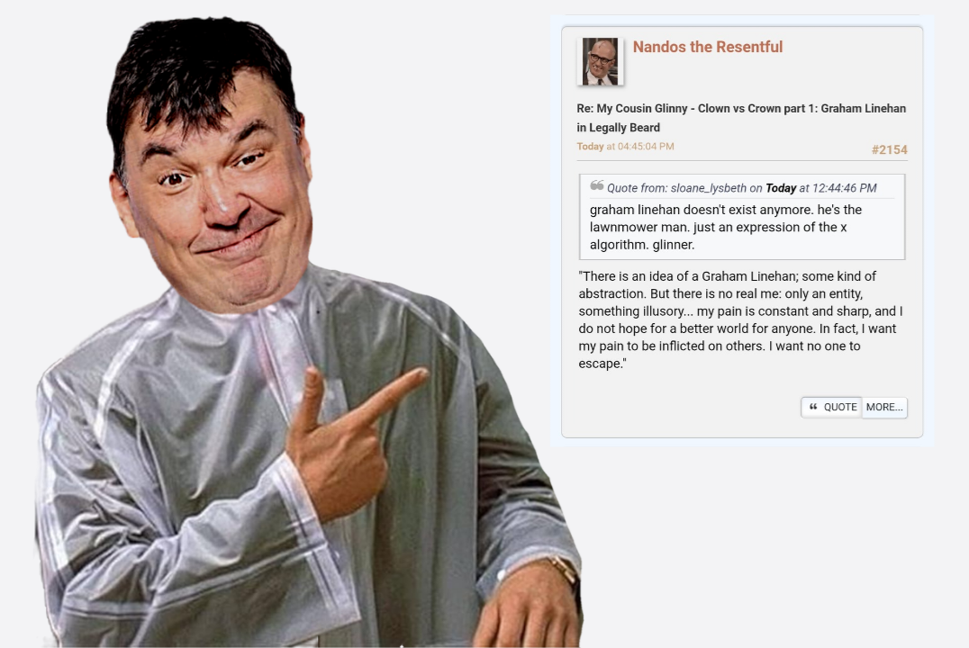 My Cousin Glinny - Clown vs Crown part 1: Graham Linehan in Legally ...